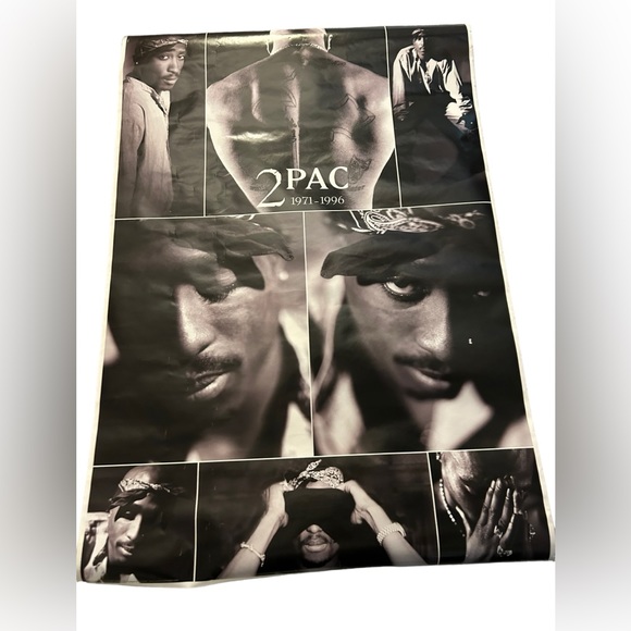 awa merchandising | Art | 2pac 9711996 24 X 36 Black White Poster ...